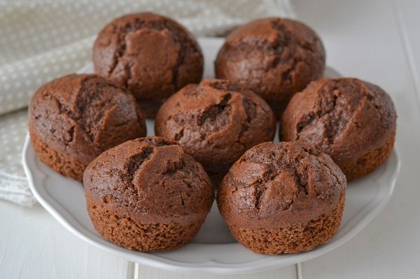 Muffin al cacao e zucchine morbidissimi - Ricetta veloce